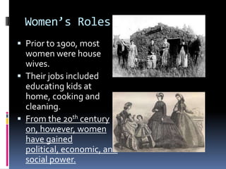 The changing role of women | PPTX