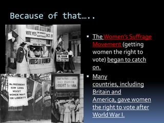 The changing role of women | PPTX