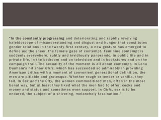 The changing views of women in main stream | PPT