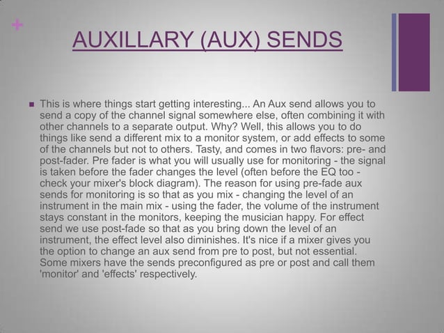 The channel strip presentation | PPT