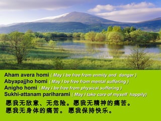 The Chant Of Metta (with English & Chinese meanings) | PPT