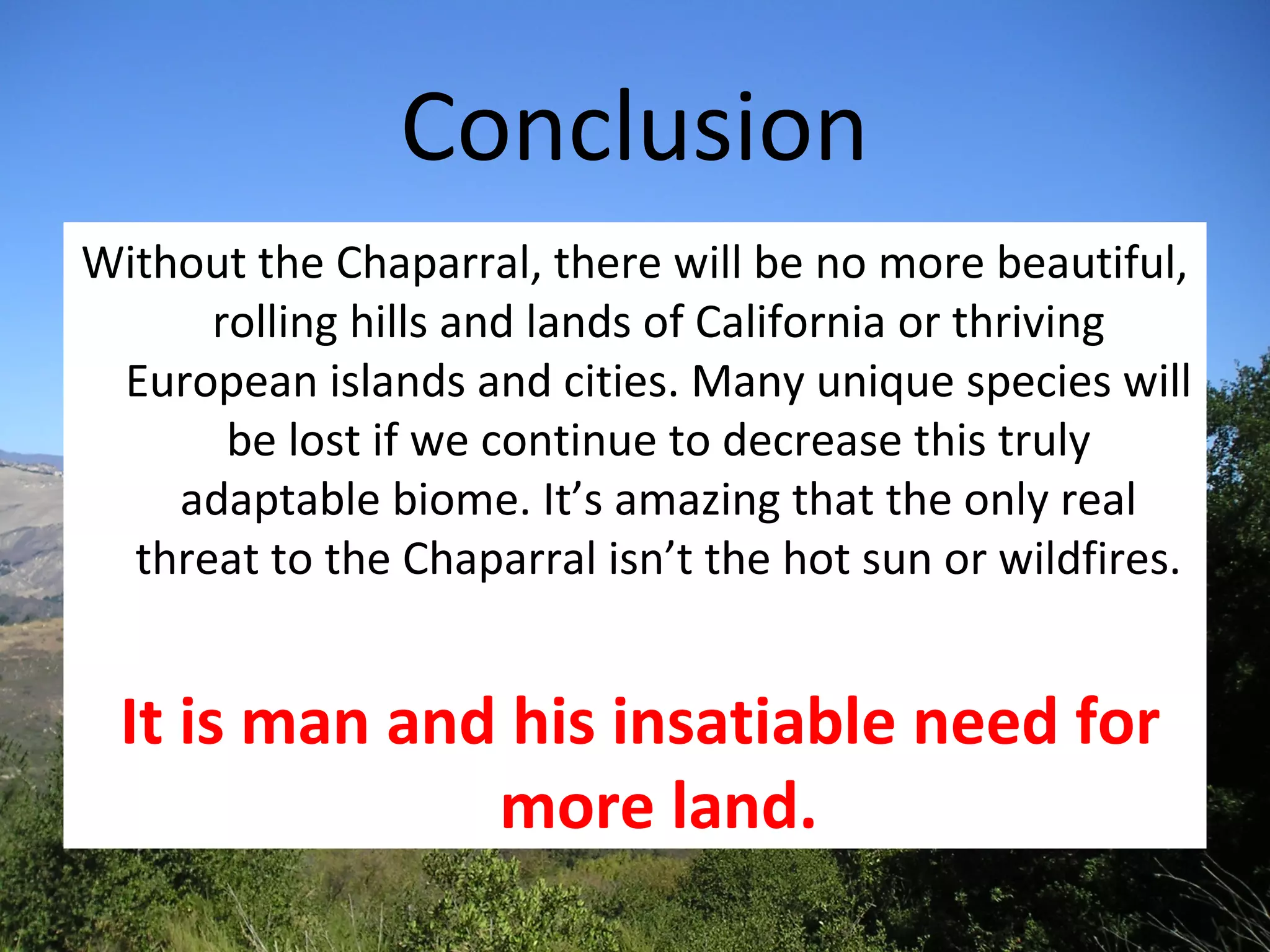 The chaparral biome | PPT