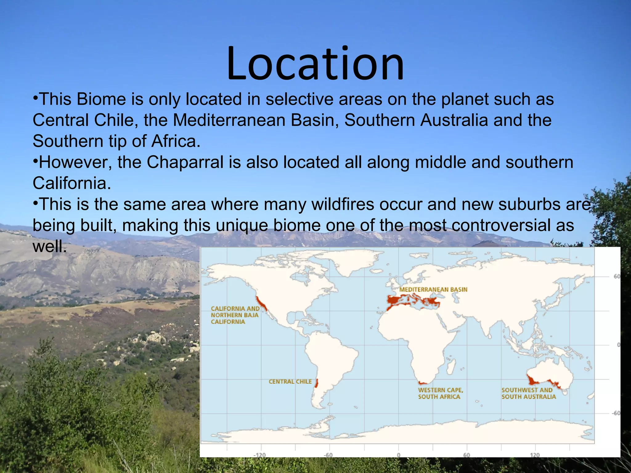 The chaparral biome | PPT