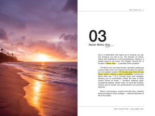 The Chapter - Luxury Homes in Goa | PDF