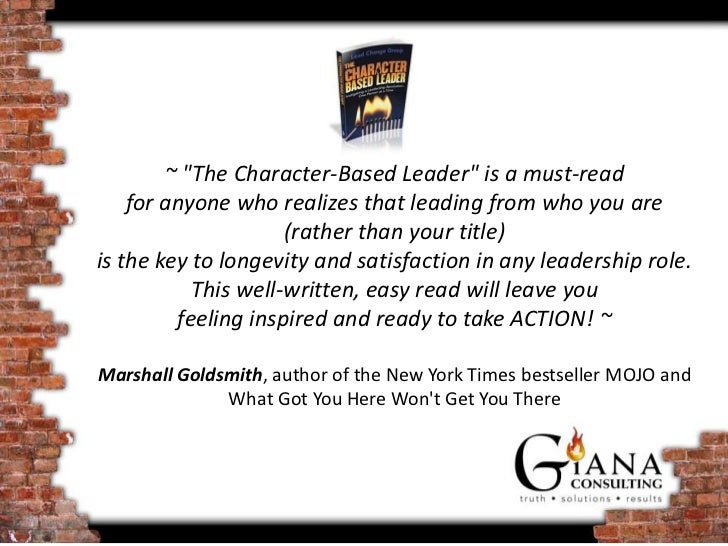 The Character-Based Leader Book Launch