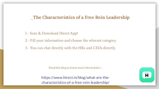 _ The Characteristics of a Free Rein Leadership (1).pptx