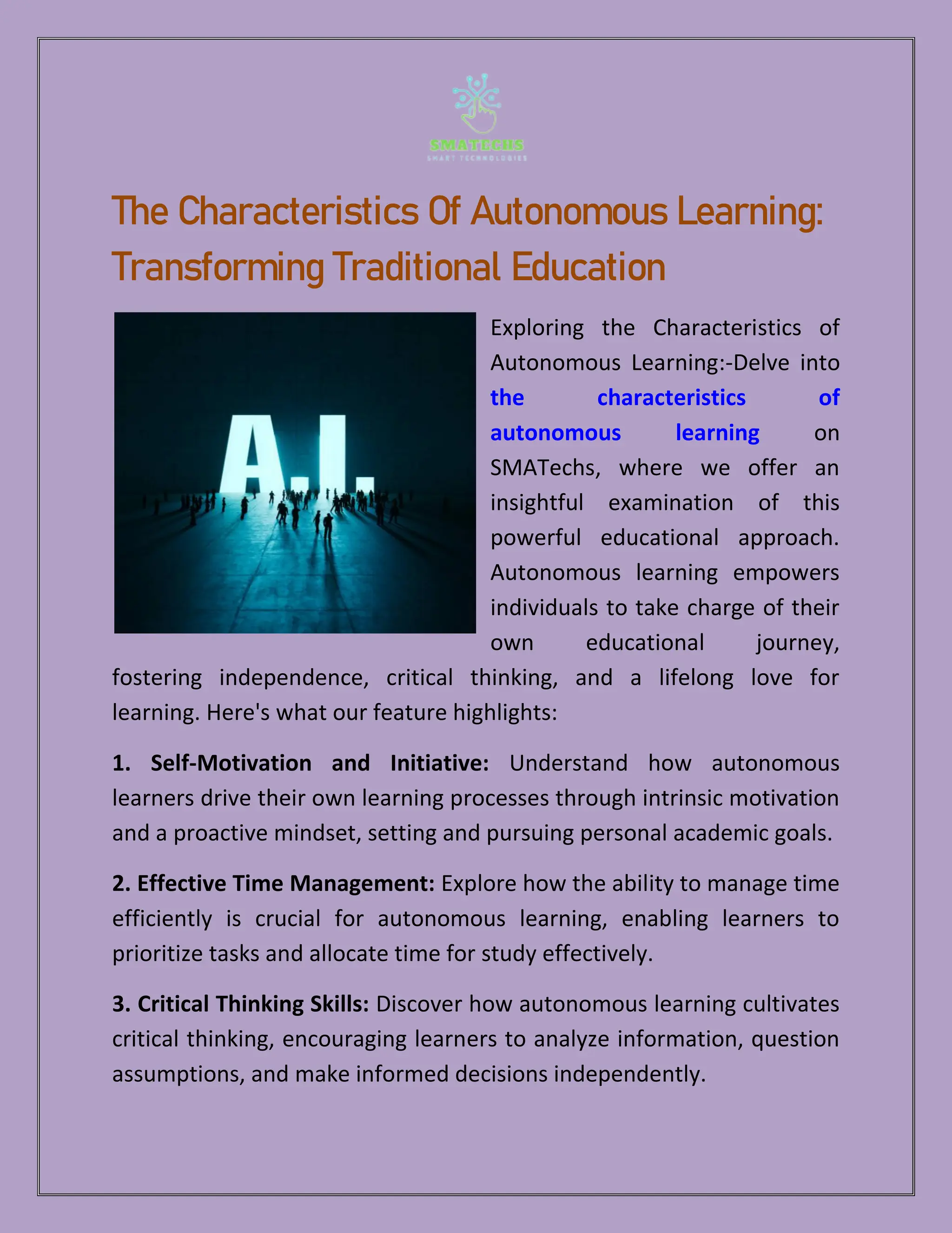 The Characteristics Of Autonomous Learning 1.pdf