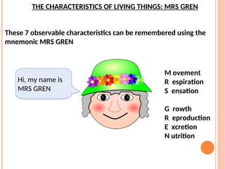 The Characteristics of Living Things.ppt