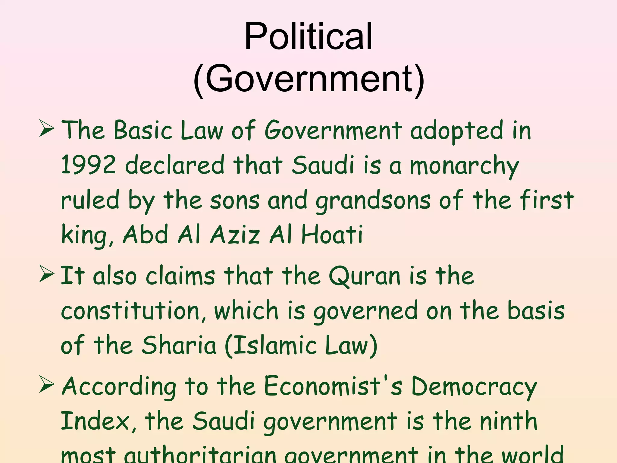The+Characteristics+Of+Saudi+Arabia | PPT
