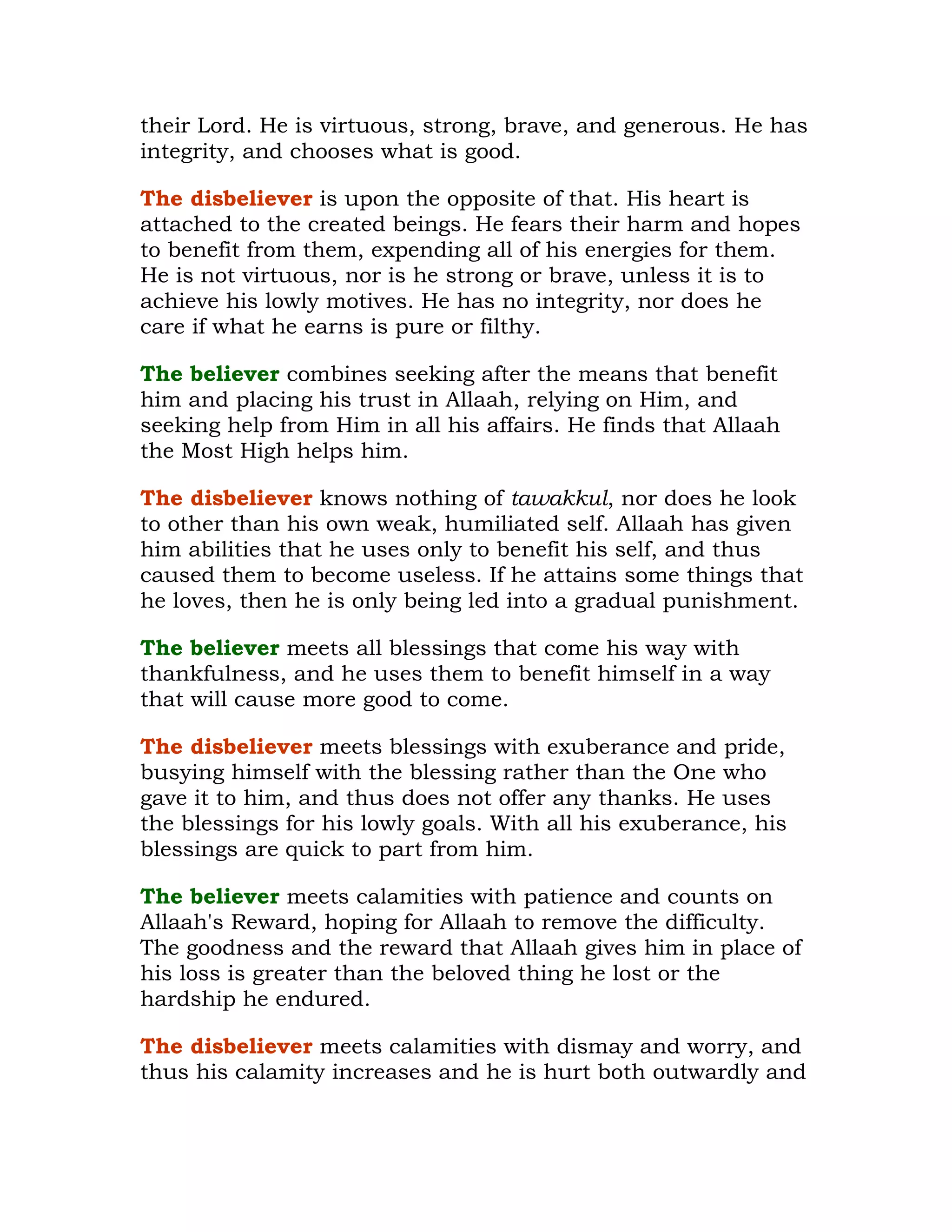 The characteristics of the true believer | DOC