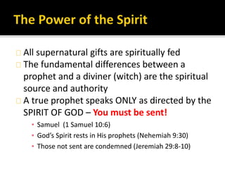 The Character of a TRUE Prophet | PPTX