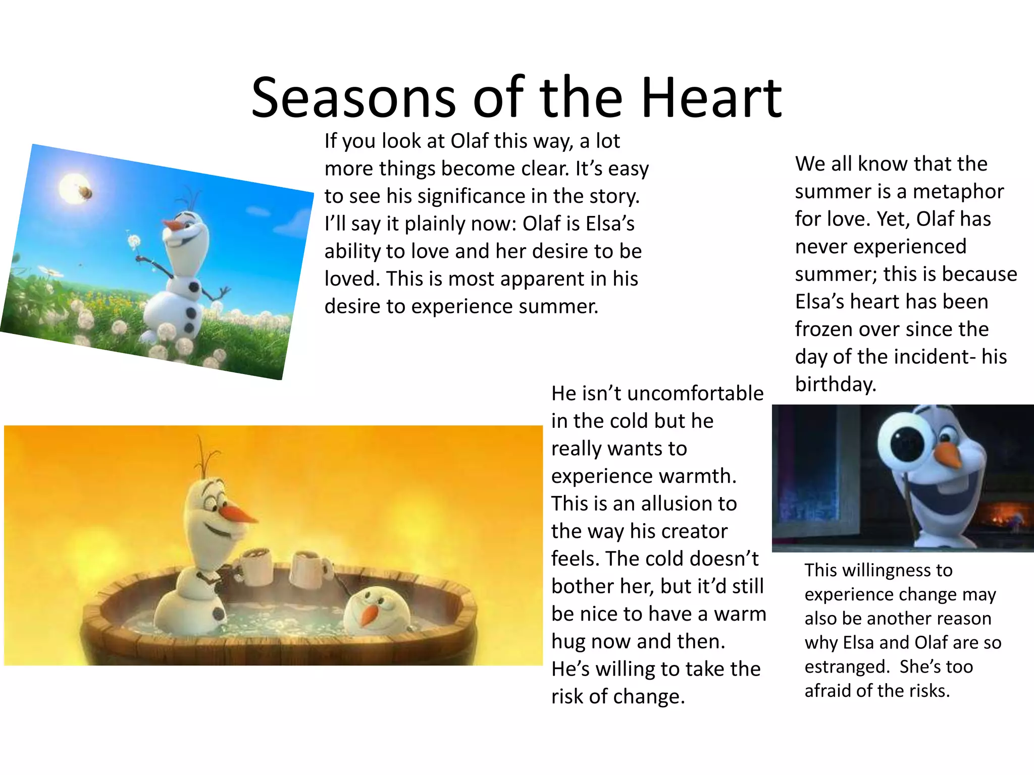 The character of olaf | PPTX