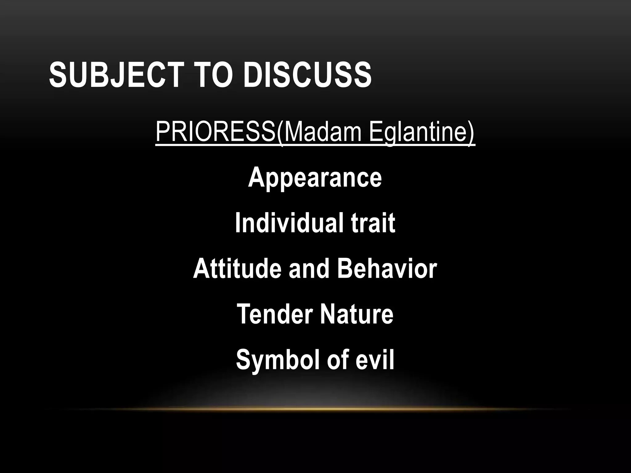 The character of proress | PPTX