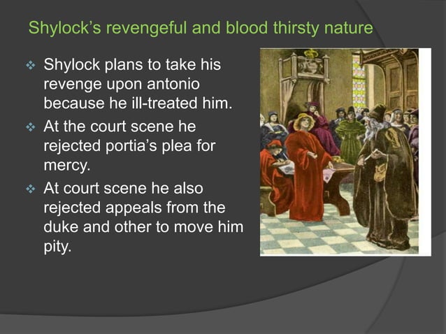 The character sketch of shylock | PPTX