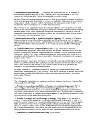 The charitable endowments act 1890 | PDF