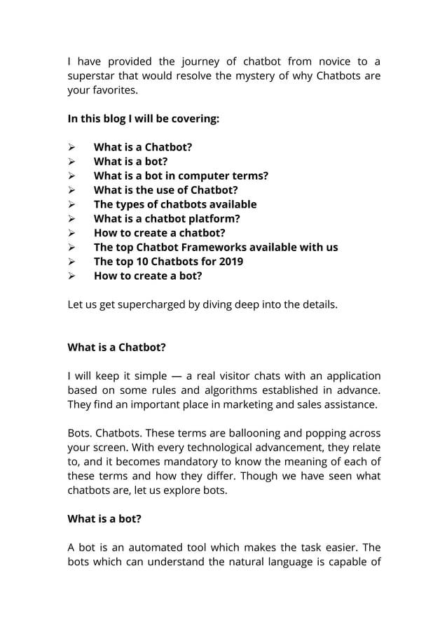 How ChatBot Work? | What Is Chatbot? | List Of Chatbot | Complete ...