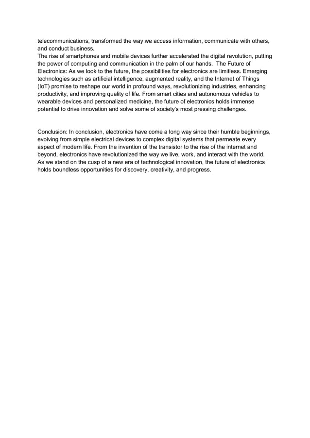 THE CHAT GPT EVOLUTION IN THE NEXT YEARS | PDF