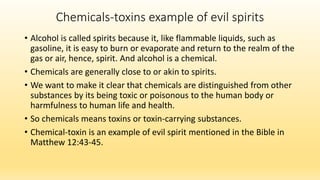 The Chemical and Medical meaning of Matthew 12, v. 43-45 | PPT