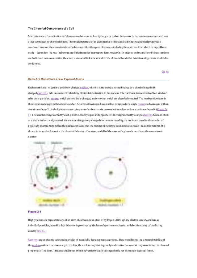 The chemical components of a | PDF