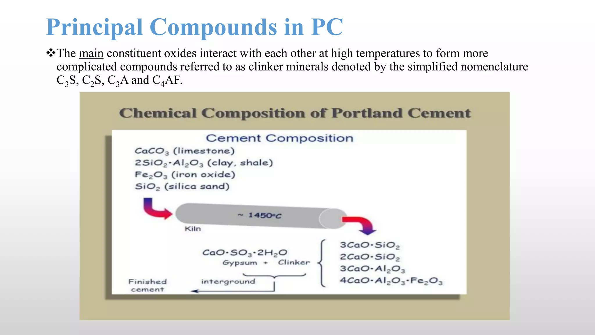 The chemical composition of cement | PDF