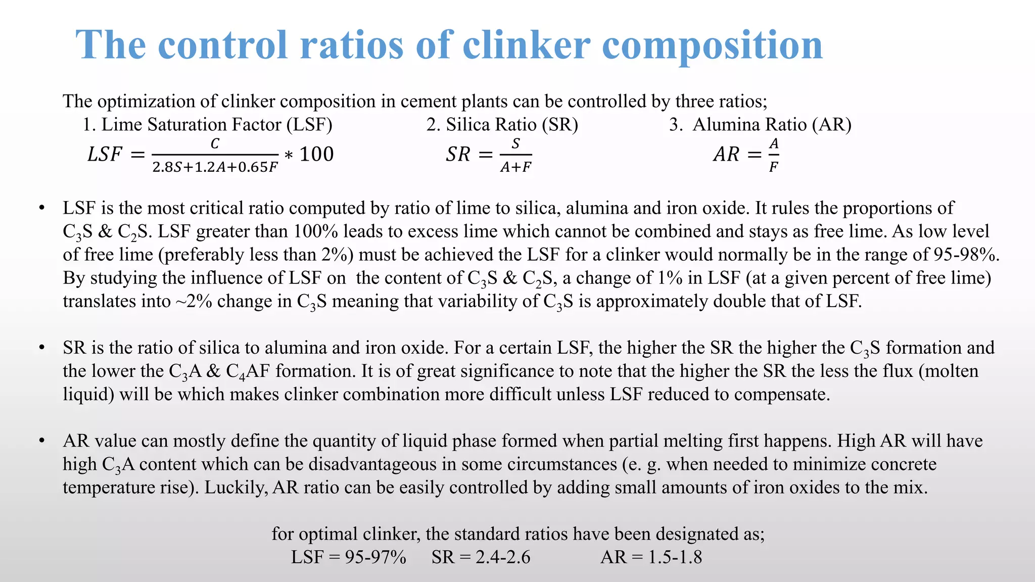 The chemical composition of cement | PDF