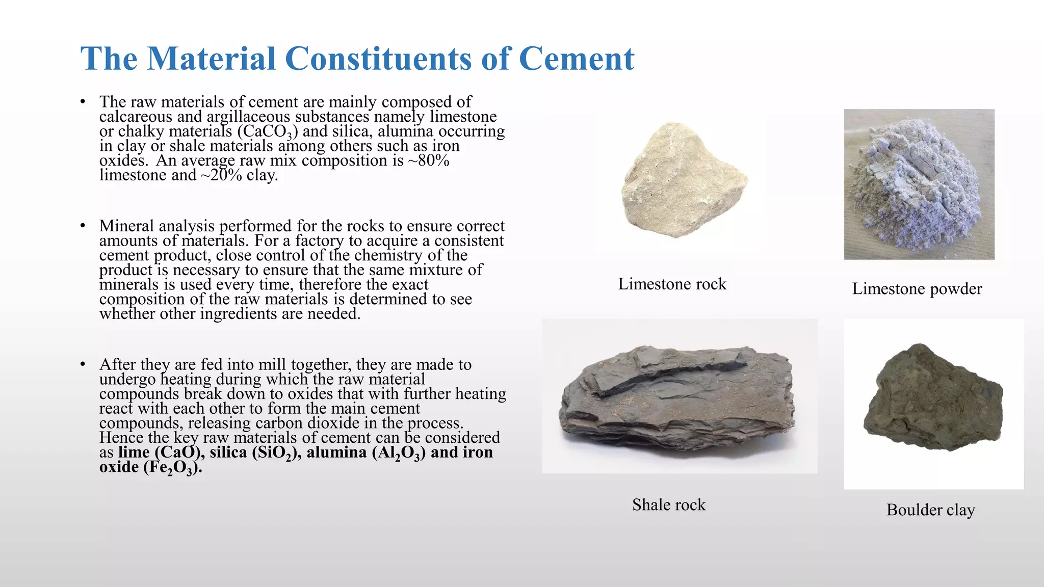 The chemical composition of cement | PDF