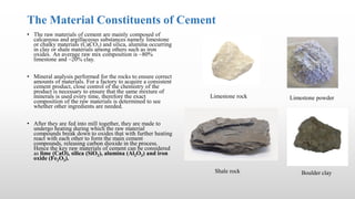 The chemical composition of cement | PDF