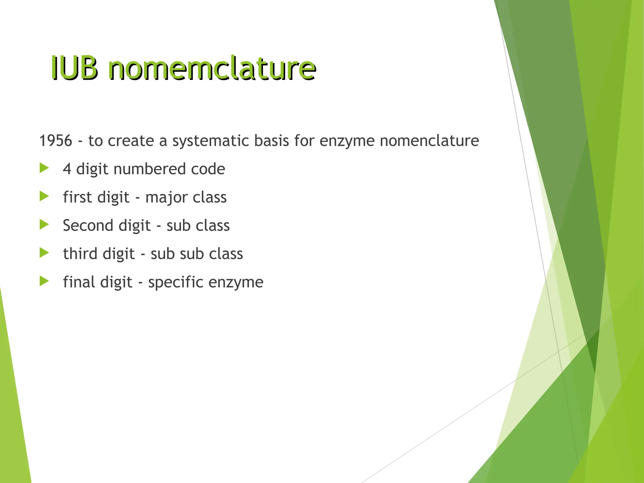 The chemical nature of enzymes, naming and classification of enzymes.ppt