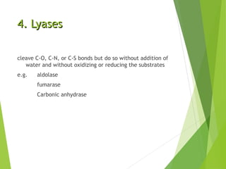 The chemical nature of enzymes, naming and classification of enzymes.ppt