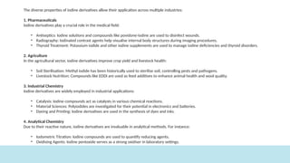 Beginner’s Look at the Science of Iodine Chemistry | PPTX
