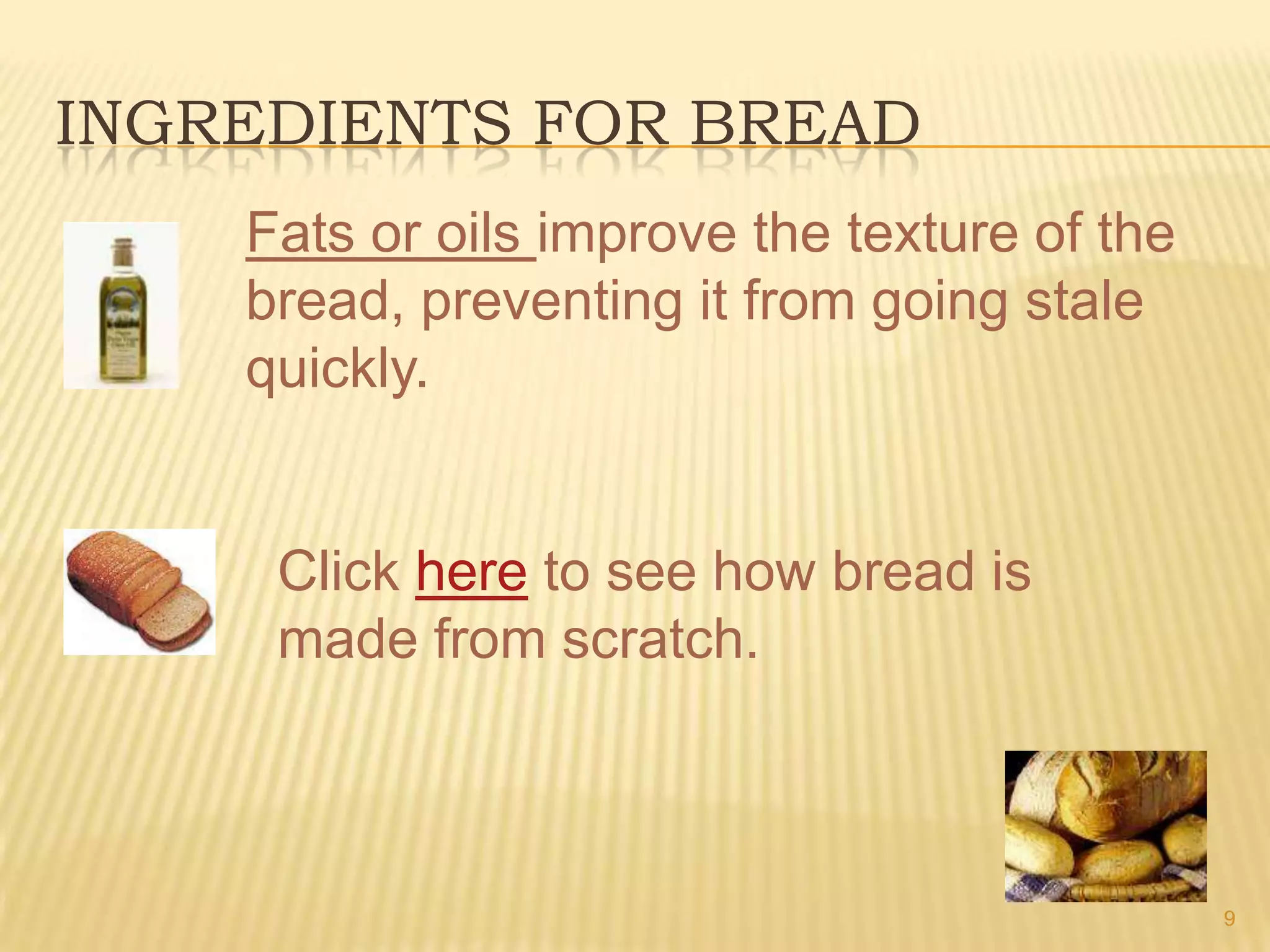 The Chemistry Of Baking Bread | PPTX