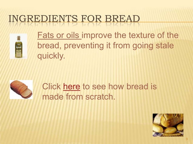 The Chemistry Of Baking Bread | PPTX