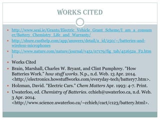 The chemistry of batteries 1 | PPT