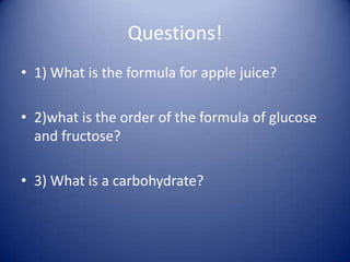 The chemistry of food | PPTX