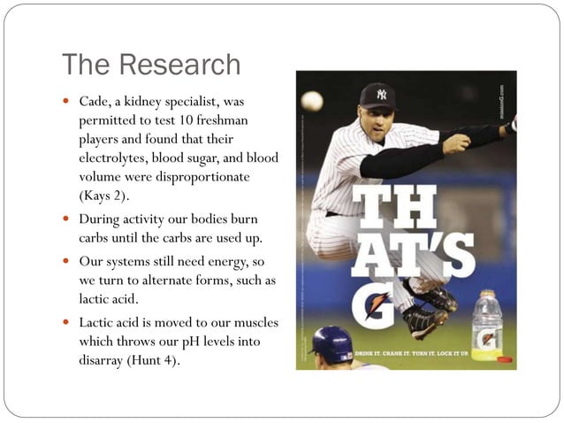 The chemistry of gatorade | PPT