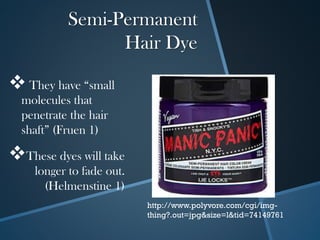 The chemistry of hair dye presentation | PPTX