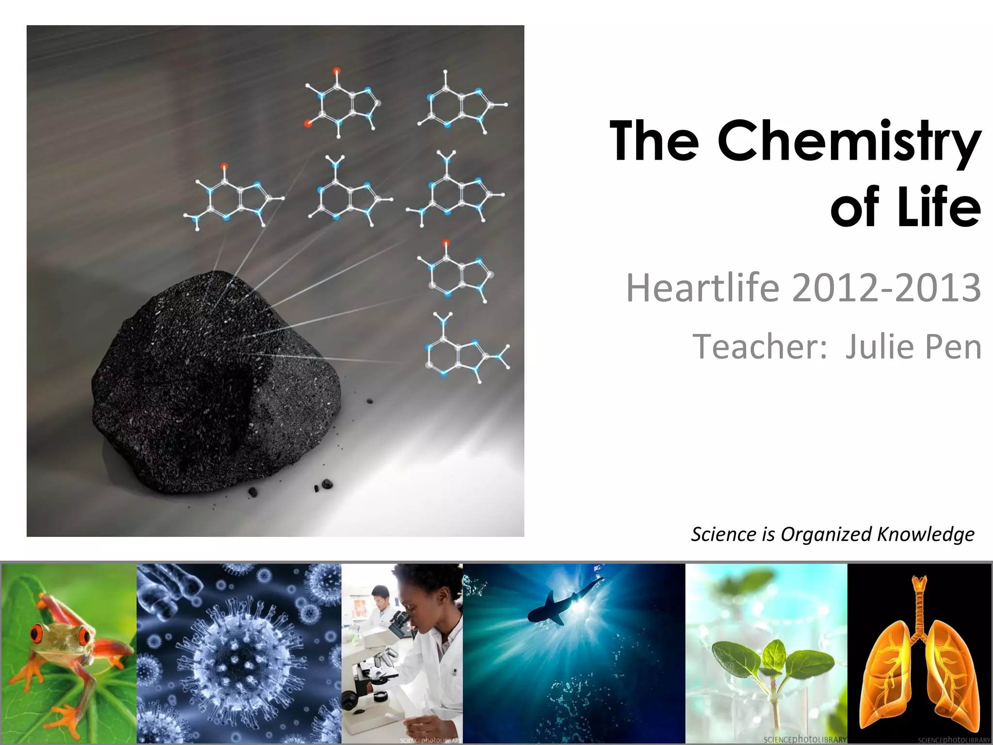 The Chemistry of Life | PPT