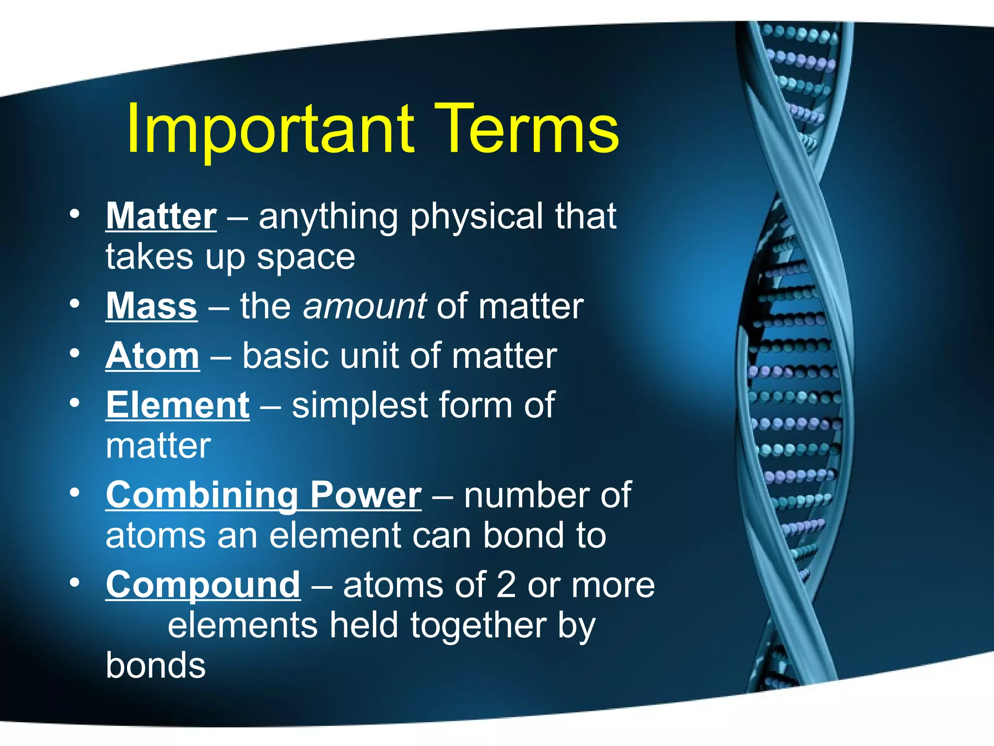 The Chemistry of Life | PPT