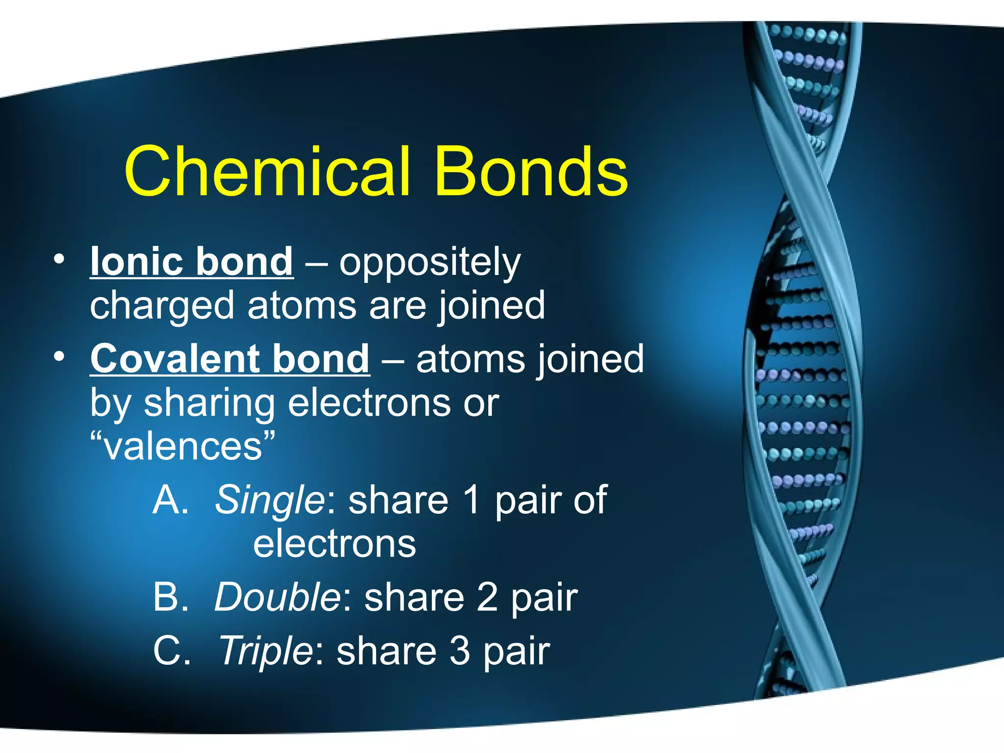 The Chemistry of Life | PPT