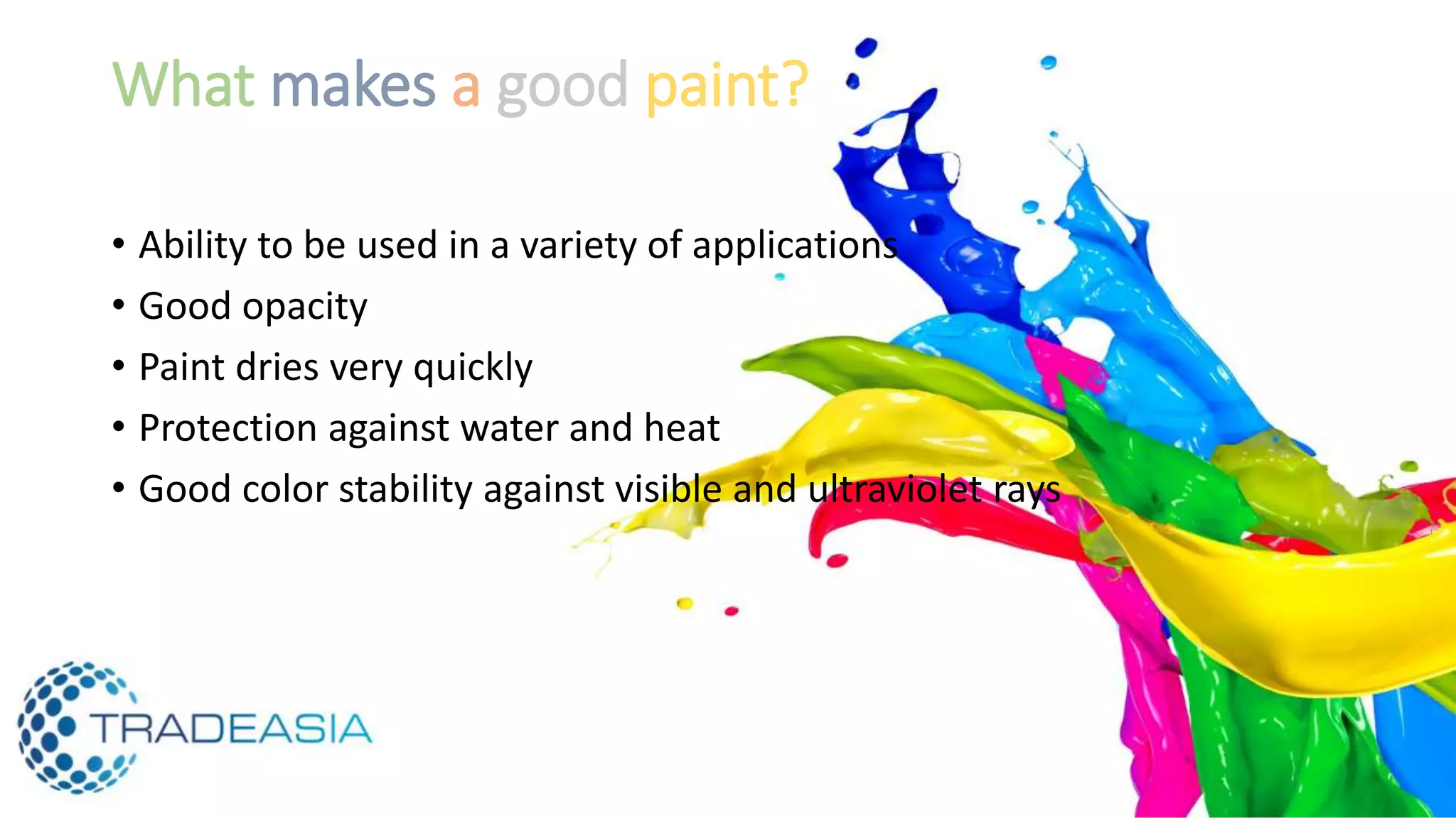 The chemistry of paint | PPTX