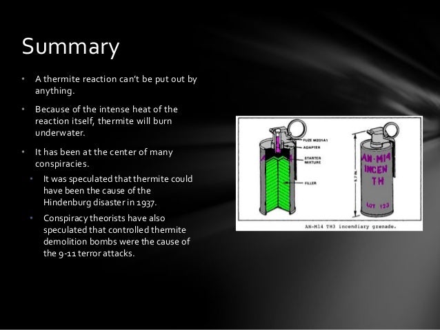 The Chemistry of Thermite