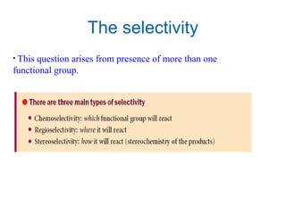 The chemoselectivity | PPT