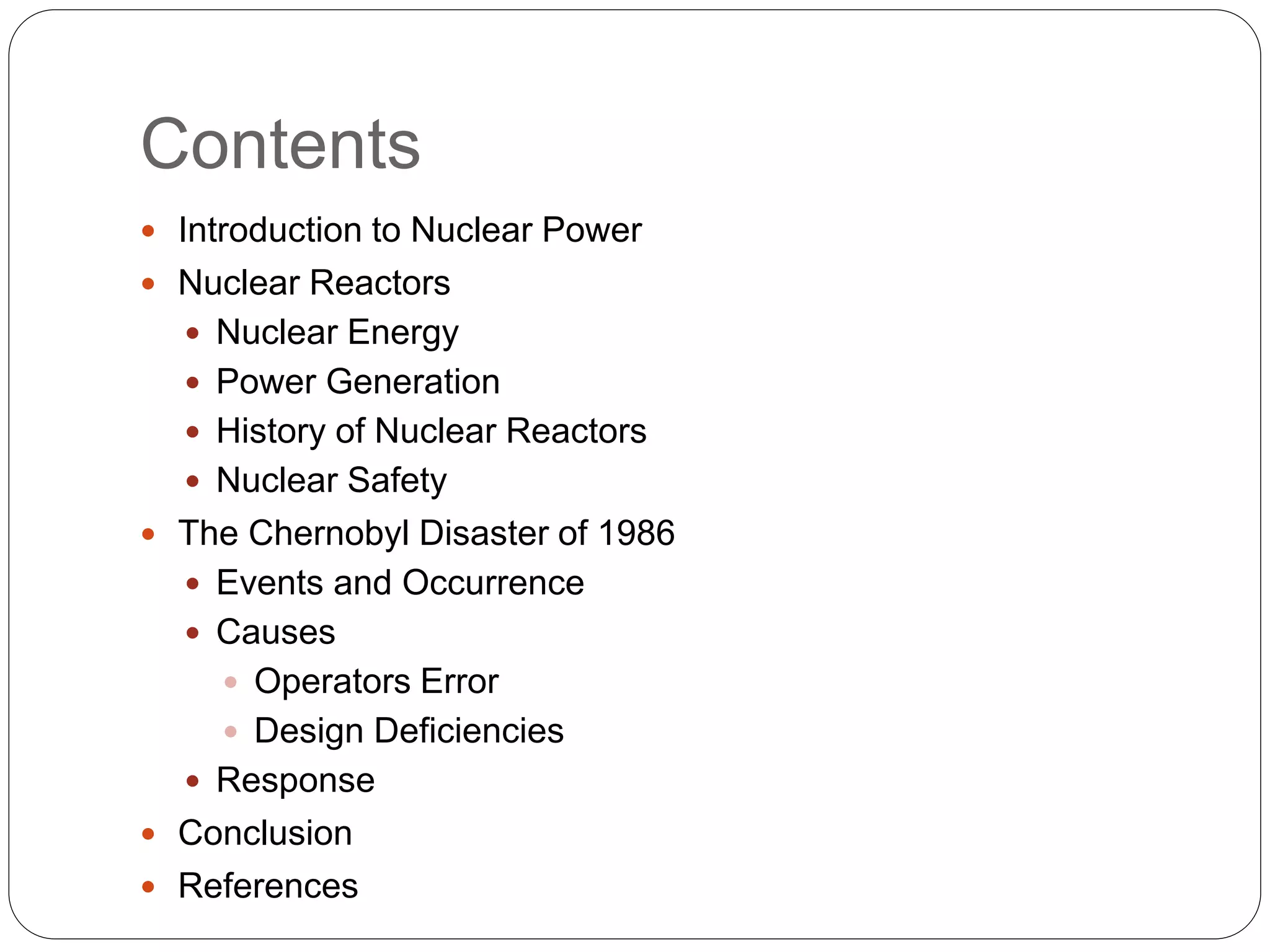 The Chernobyl Disaster | PPTX
