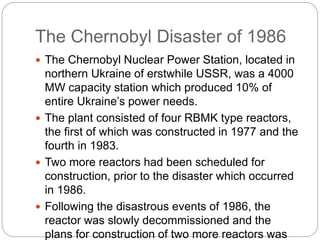 The Chernobyl Disaster | PPTX