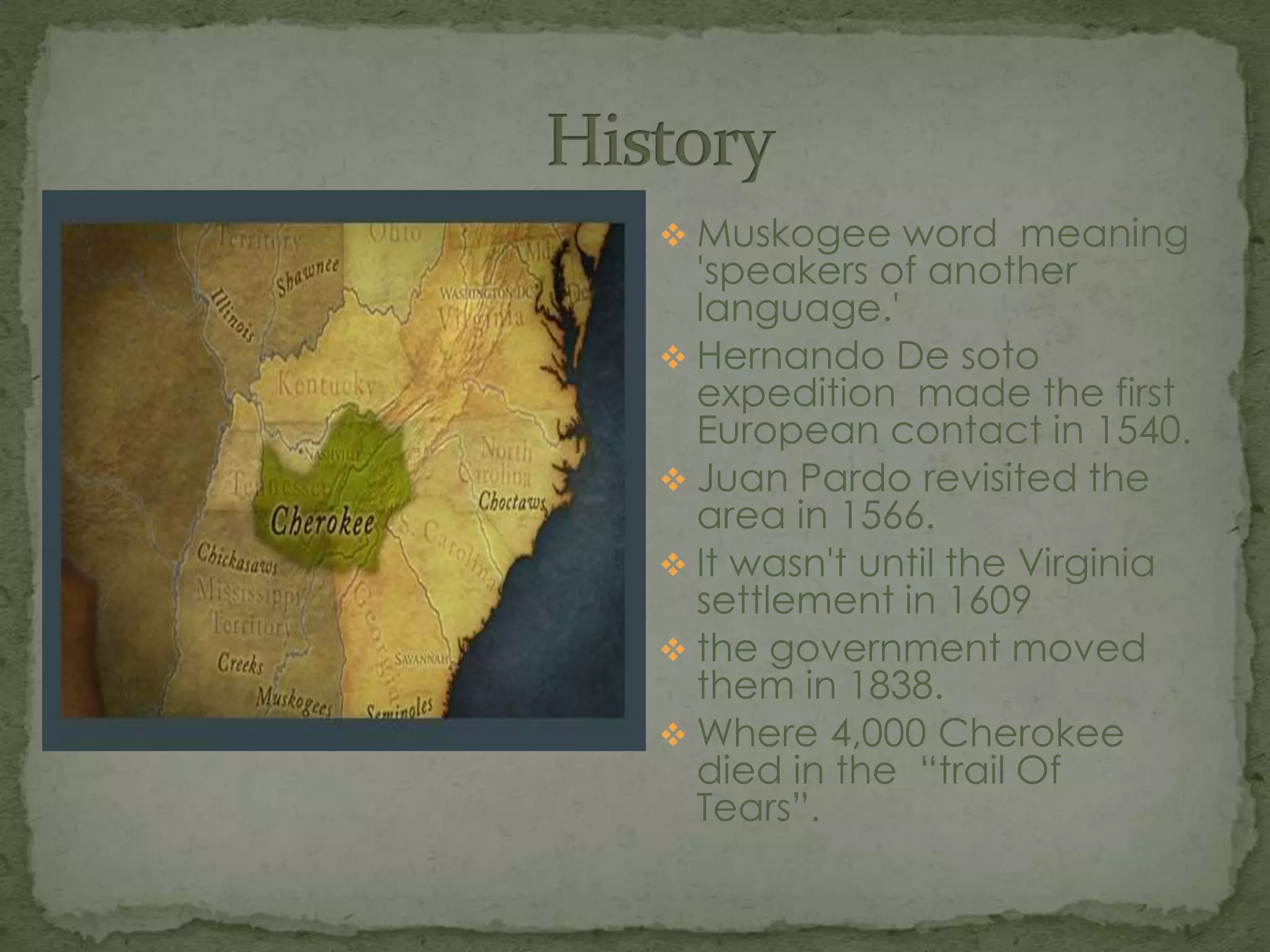 The cherokee myth | PPTX