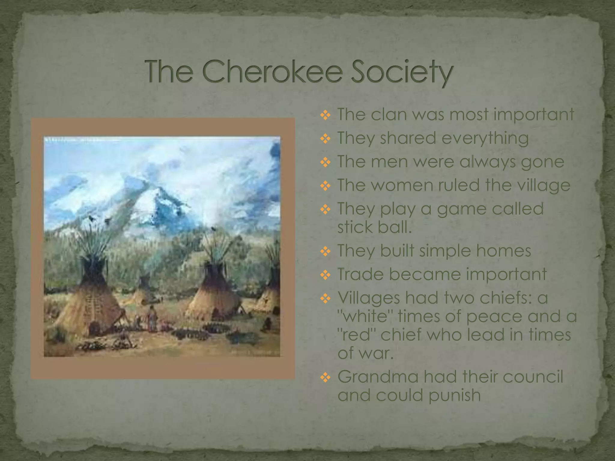 The cherokee myth | PPTX