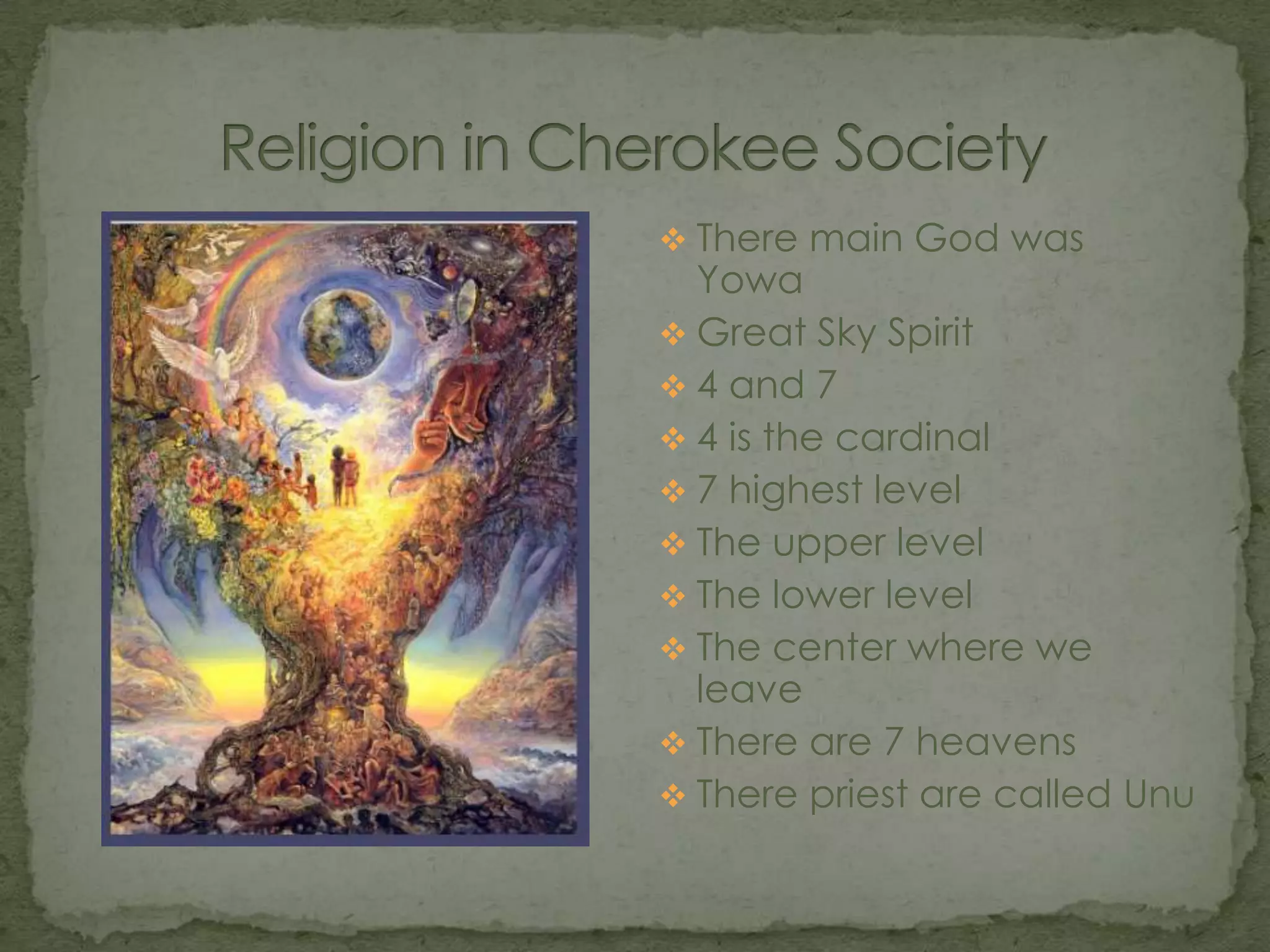 The cherokee myth | PPTX