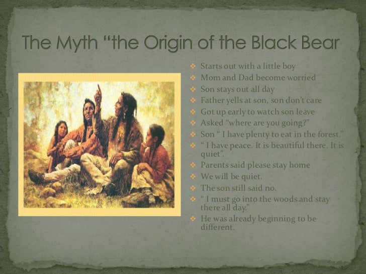 The cherokee myth