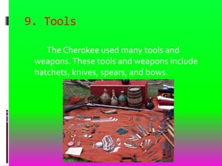 The cherokee tribe robby | PPTX