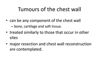 The chest wall | PPT